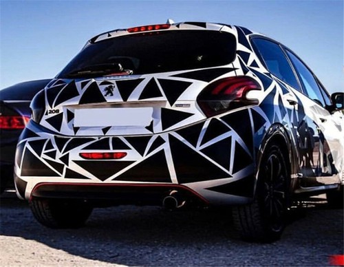 Car Sticker Rear Hood Decal Geometric Triangle Graphics Vinyl Decor ...