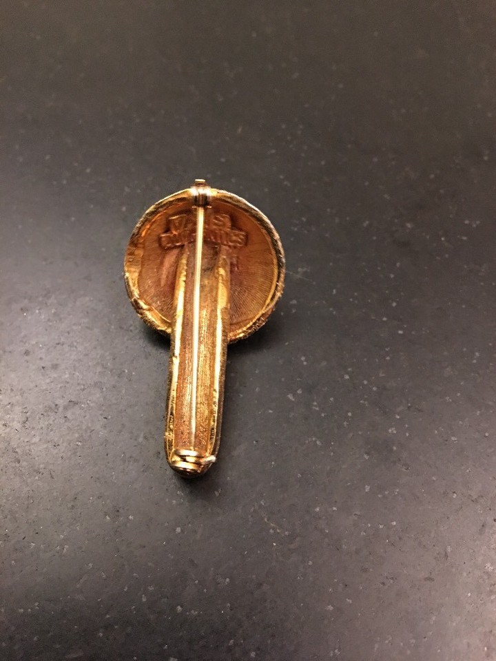 Vans Authentics Mushroom Gold En Brooch Pin 1.5" | eBay