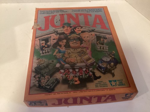 Junta Board Game 1985 West End Games Power Intrigue Money Revolution ...
