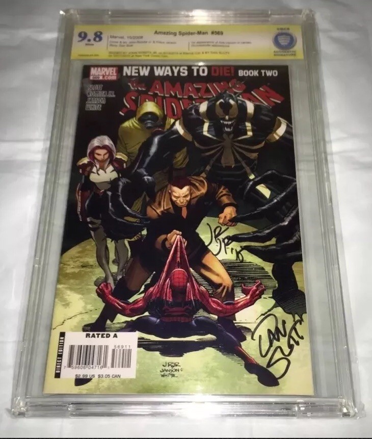 Amazing Spider-Man #569 1st Appearance Anti-venom 9.8 SS John Romita ...