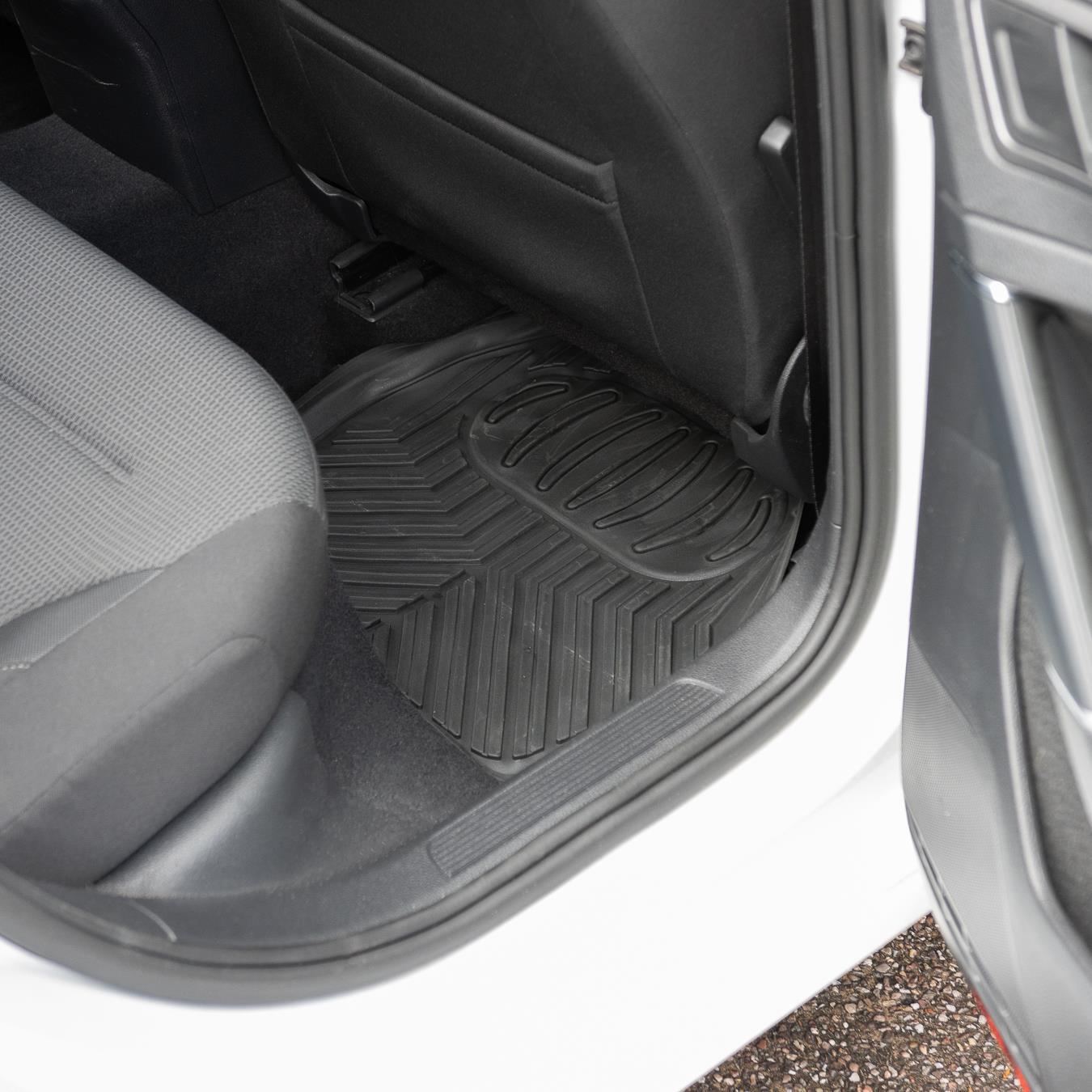 Streetwize 4 Piece Heavy Duty Rubber All Terrain Tray Mat Set Car 4X4 ...