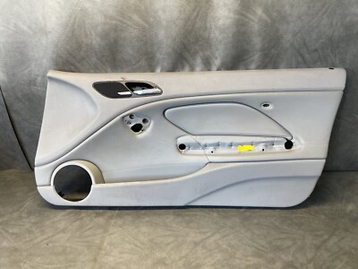 2001-2006 BMW E46 M3 RIGHT DOOR PANEL TRIM CARD GRAY NAPPA LEATHER OEM ...