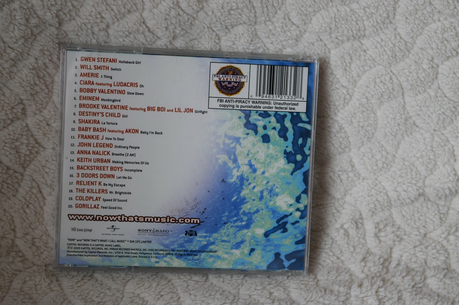 Now That's What I Call Music! 19 CD 2005 94631213328| eBay