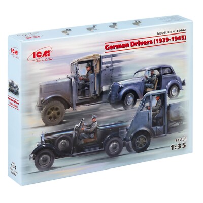 ICM 35642 Plastic model Scale 1:35 German Drivers 1939-1945 model kits ...