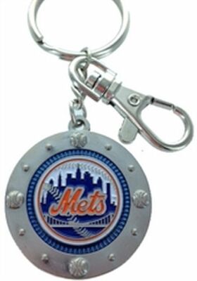MLB - NEW YORK METS OFFICIALLY LICENSED IMPACT TEAM KEY CHAIN KEY RING ...