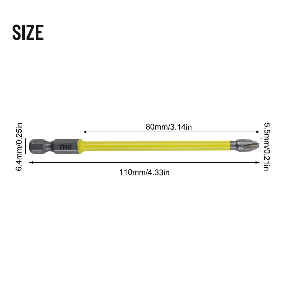 Screwdriver Bits More Tight Screw Engagement Special Cross Screwdriver ...
