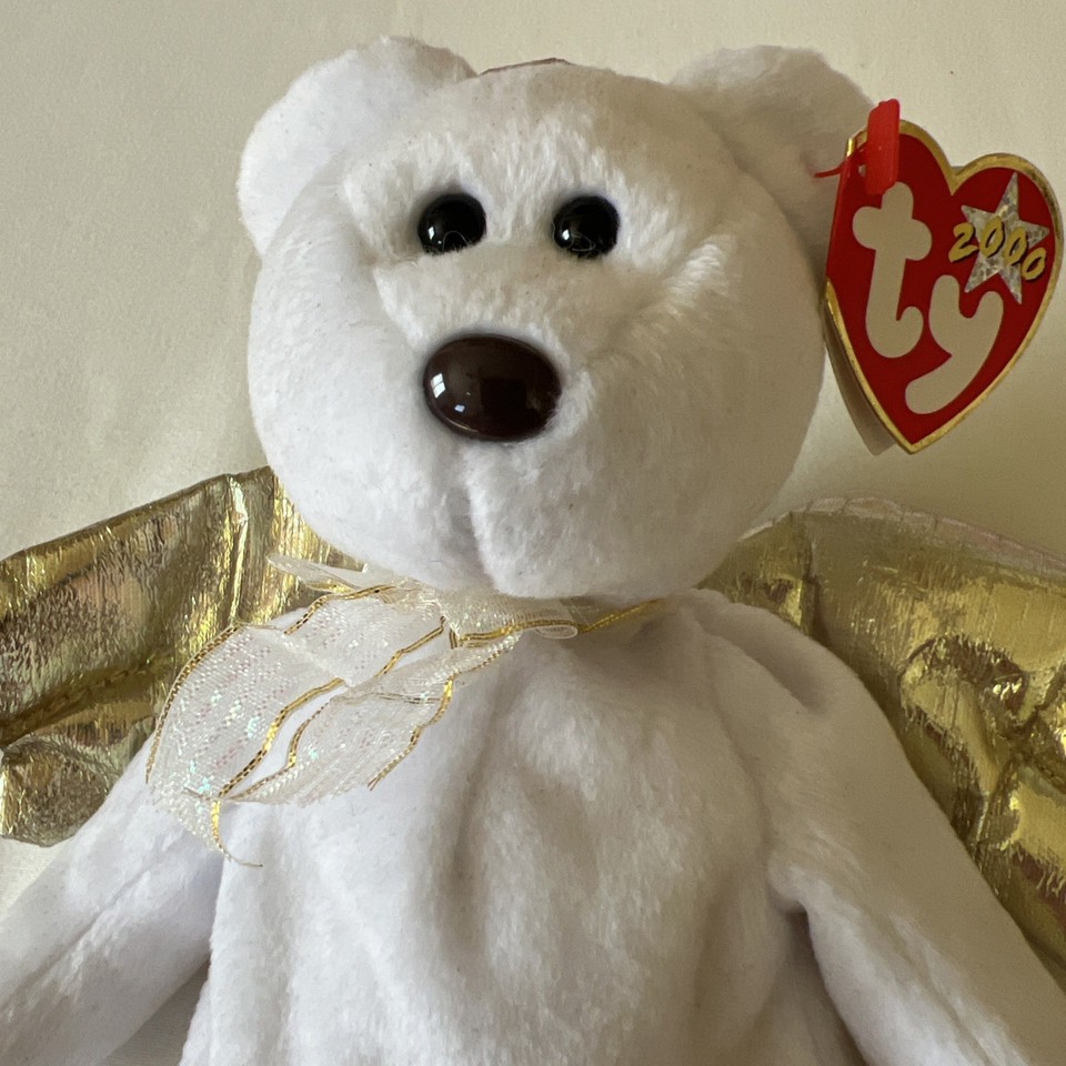 2000 TY Beanie Baby Halo II Very Rare BROWN NOSE & TAG ERRORS Mint ...