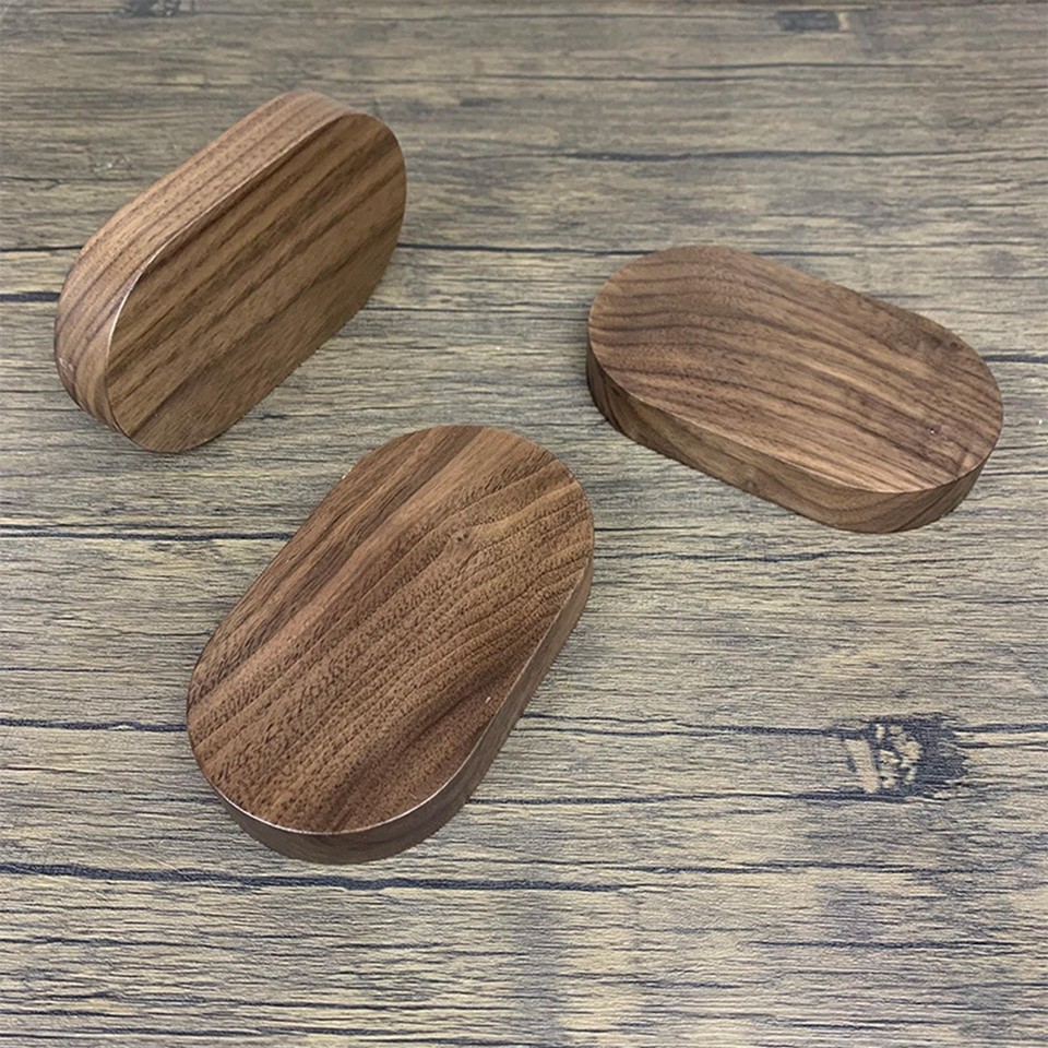 Oval Wood Base Photography Props Wooden Ornament Wooden Display Block ...