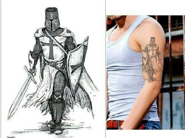 Crusader Knight Templar Tattoo