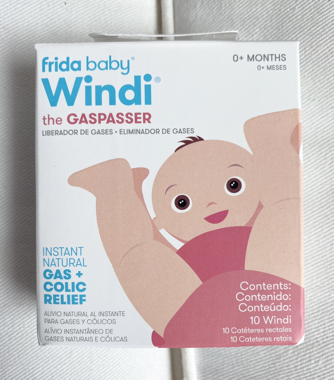2x Windi The Gaspasser FridaBaby Natural Solution Baby Colic Gas 10ct ...