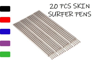 20 PCS Tattoo Skin Surfer Pens Skin Marking Pens Tattoo Pen Refills | eBay