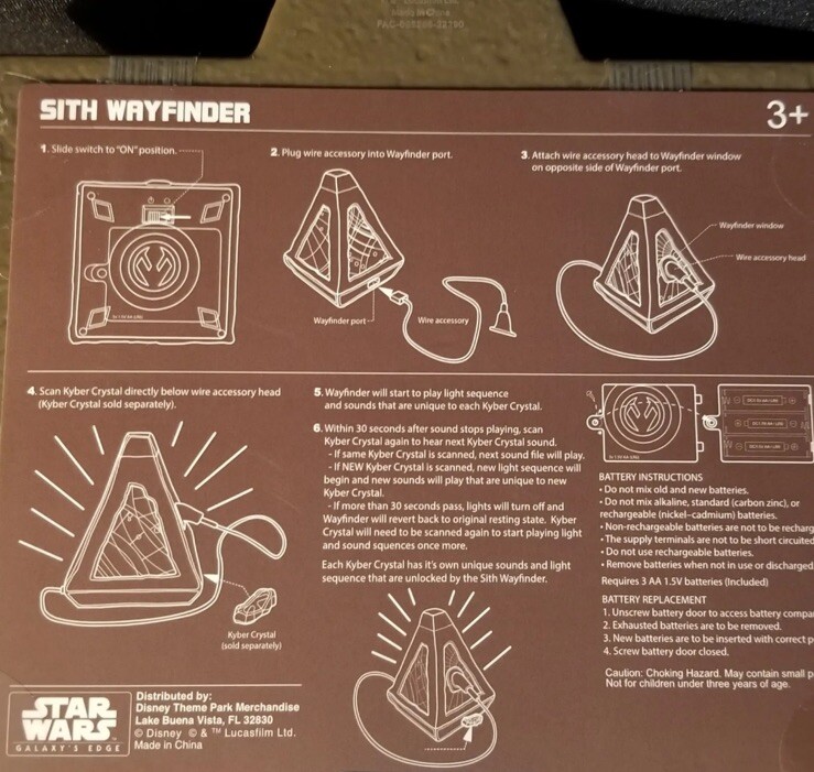 Disney Parks Star Wars Galaxy’s Edge Sith Wayfinder Dok Ondar’s Mystery ...