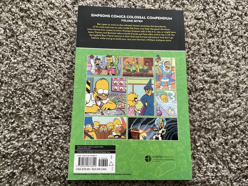 Simpsons Comics Colossal Compendium: Volume 7 by Matt Groening TPB ...