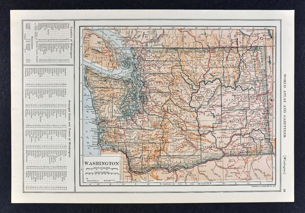 Quincy Washington State Map