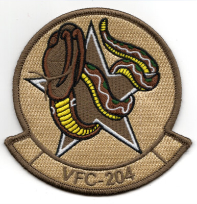 4" NAVY VFC-204 DESERT SQUADRON EMBROIDERED PATCH | eBay