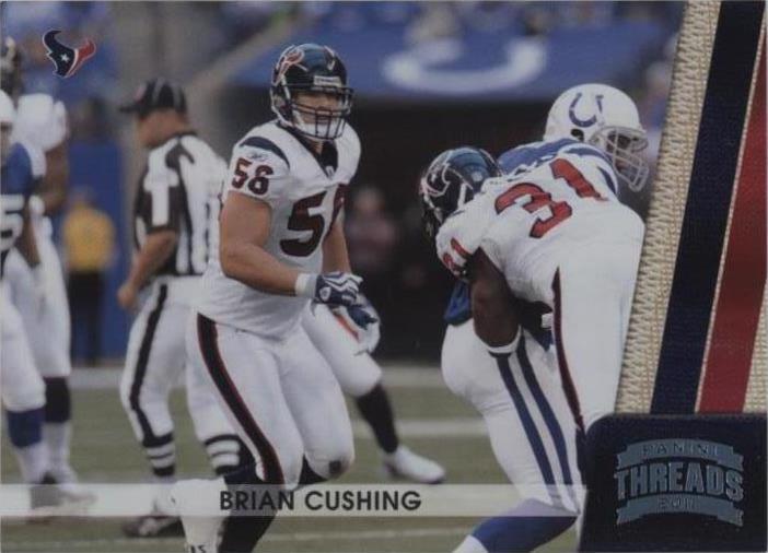 2011 Panini Threads - Brian Cushing #60 Century Proof Platinum /25 for ...