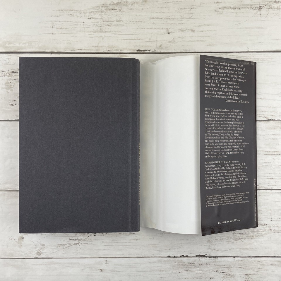 The Legend of Sigurd and Gudrún by J. R. R. Tolkien 2009 Hardcover ...