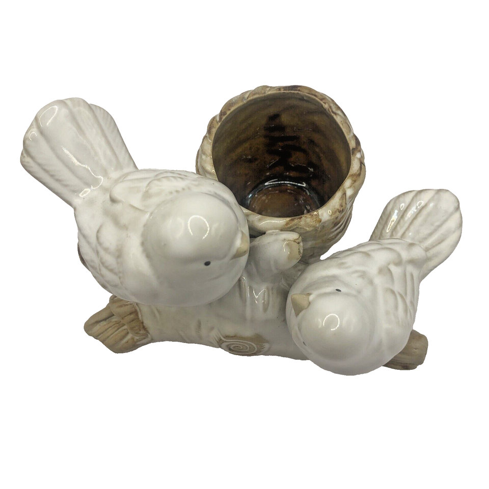 Yankee Candle Tea Light Candle Holder Love Birds Nest Nature | eBay