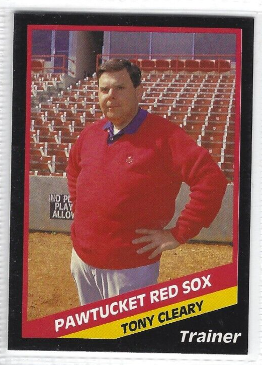 1988 CMC Pawtucket Red Sox (Triple A-Boston Red Sox) Tony Cleary | eBay