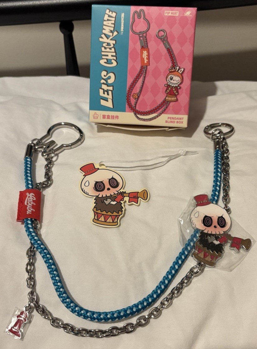 POP MART Labubu Let’s Checkmate Pendant Pawn Phone Strap Blind Box ...