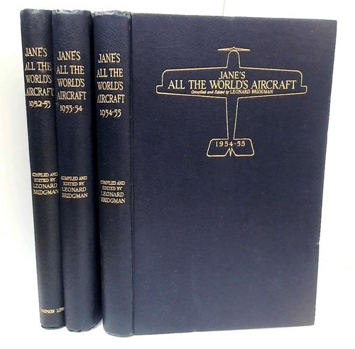 Jane's All The World's Aircraft 3 Hardback Editions 1952-1953, 1953 ...
