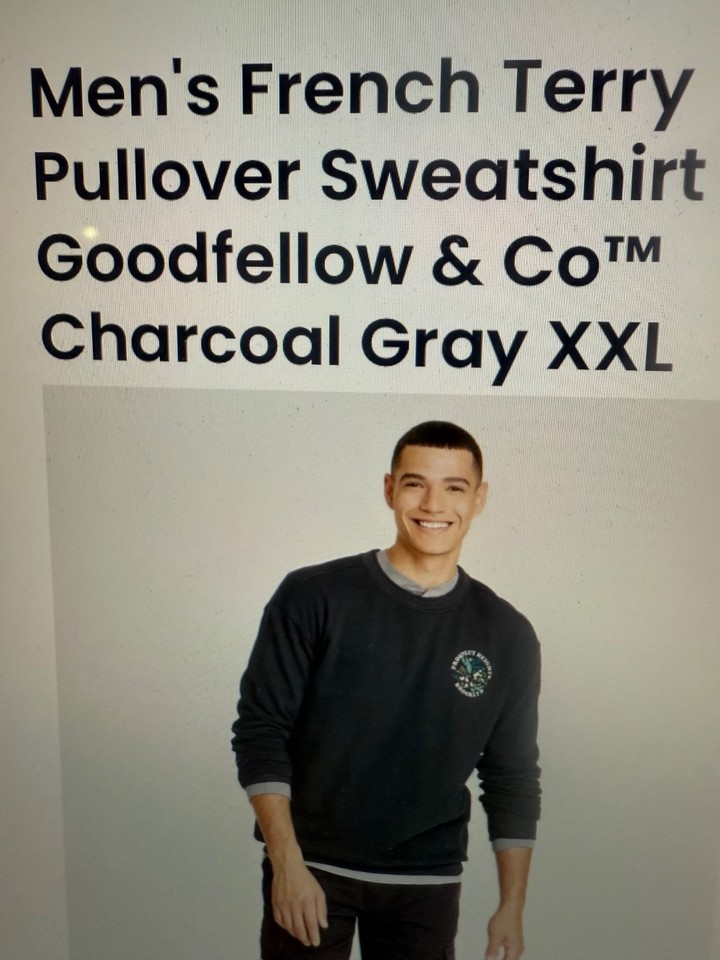 Goodfellow Brooklyn Prospect Heights Gray Sweatshirt Thick Material Sz ...