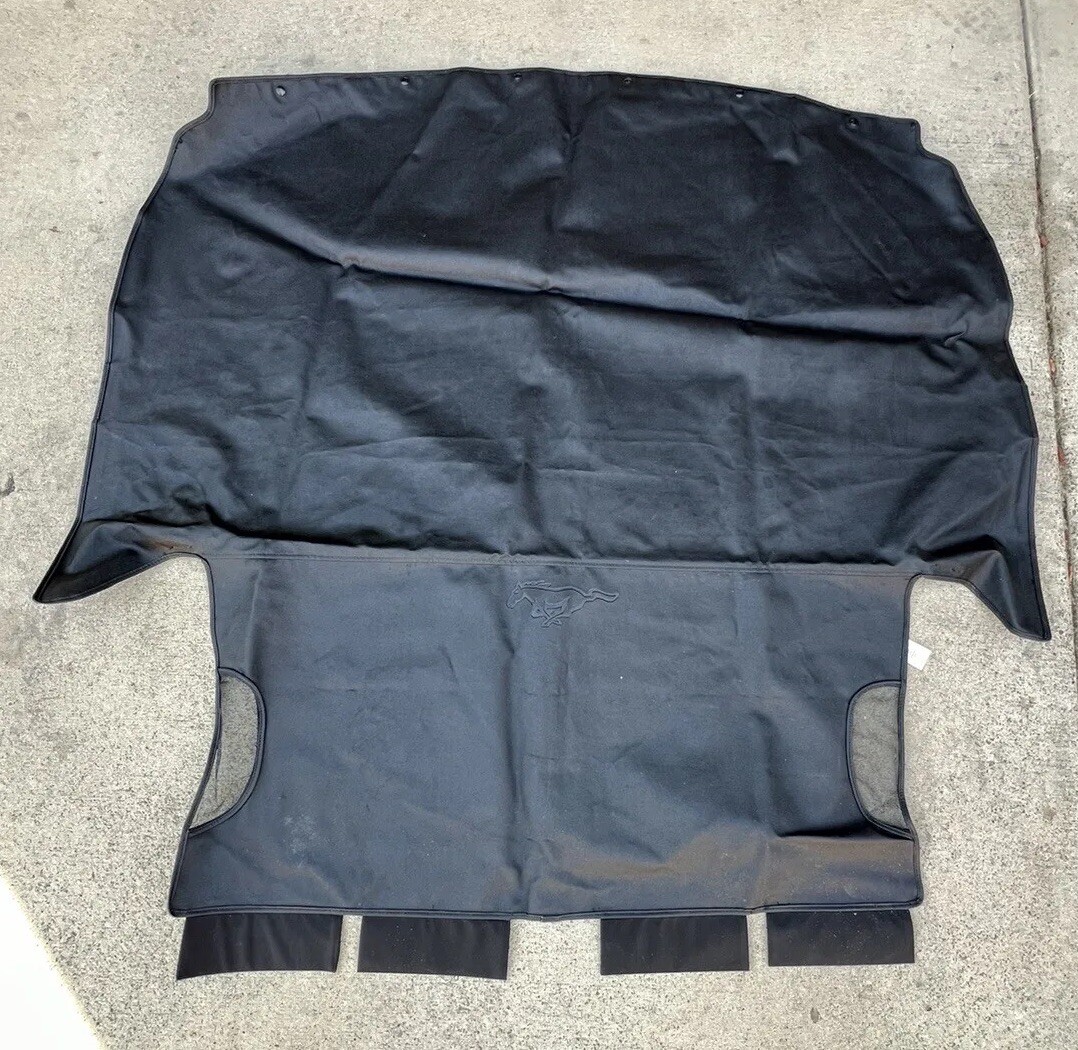 FORD MUSTANG 1999-04 TOP TONNEAU BOOT COVER BLACK LEATHER, P# XR3Z ...
