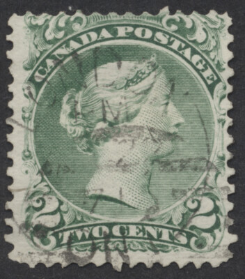 Canada #24 2c Large Queen Part Dated '71 London CDS | eBay