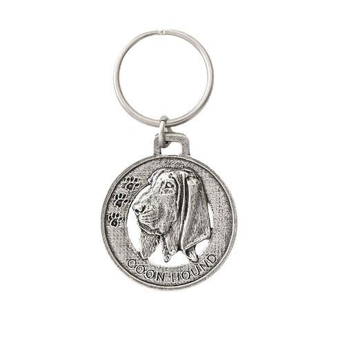 Creative Pewter Designs Coon Hound Dog Pewter KeyChain, Key Fob, D060KC ...