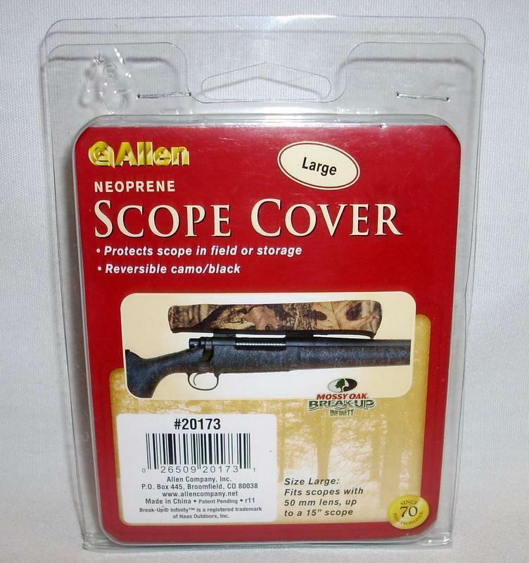 Allen 15" Large Neoprene Rifle Scope Cover Mossy Oak Break Up Camo ...