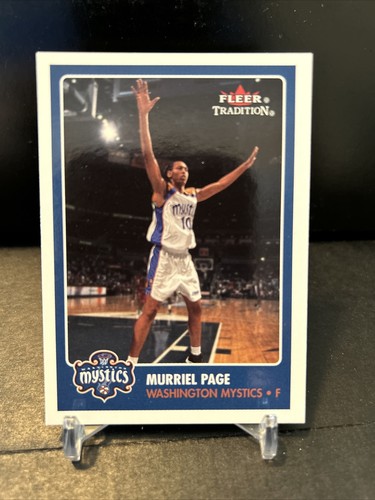 2001 Fleer Tradition WNBA Murriel Page Washington Mystics #32 | eBay