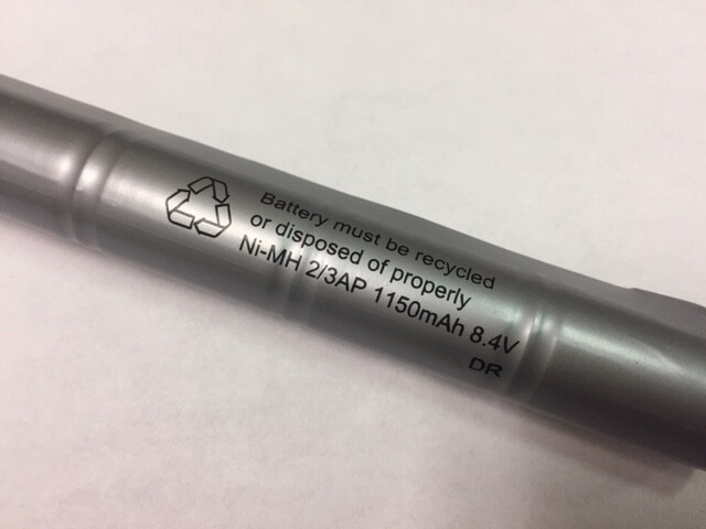 8.4v 1100mAh NiMH Airsoft Stick Cybergun Battery(Mini Connector) Fits ...