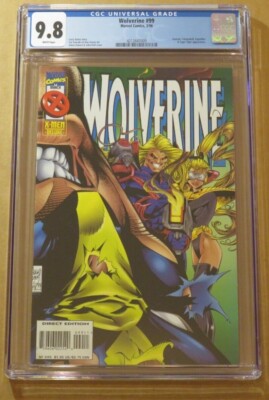 Wolverine #99 CGC 9.8 White Pages Marvel New Slab Genesis Cannonball ...