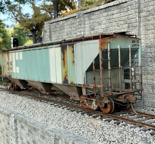 TANGENT HO PS 4750 Covered Hopper CNW Ex-Rock Patched MWCX Weathered ...