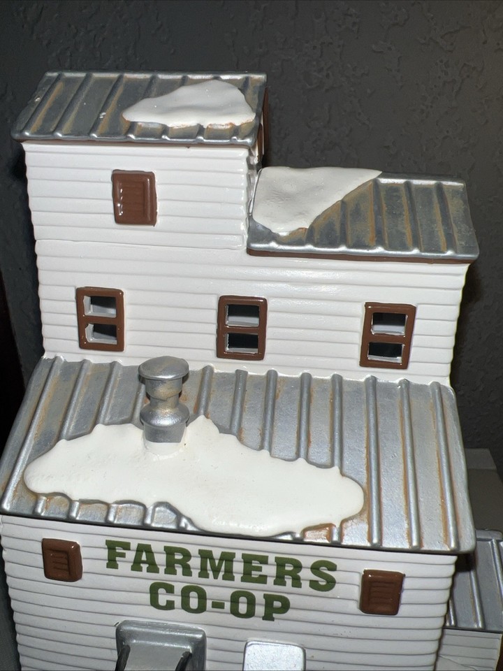 Dept 56 Snow Village The Farmer’s Co-op Granary 1998 With Box #54946 ...