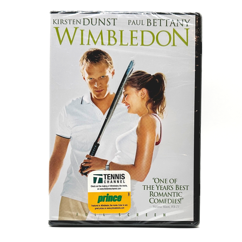Wimbledon DVD Full Frame Screen Kirsten Dunst Paul Bettany New Factory ...