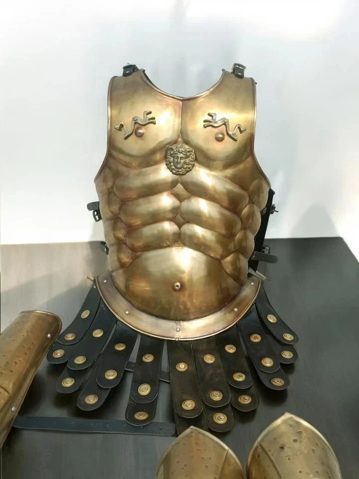 Full Spartan Armor Set Greek Leonidas 300 Cosplay Medieval Steel ...