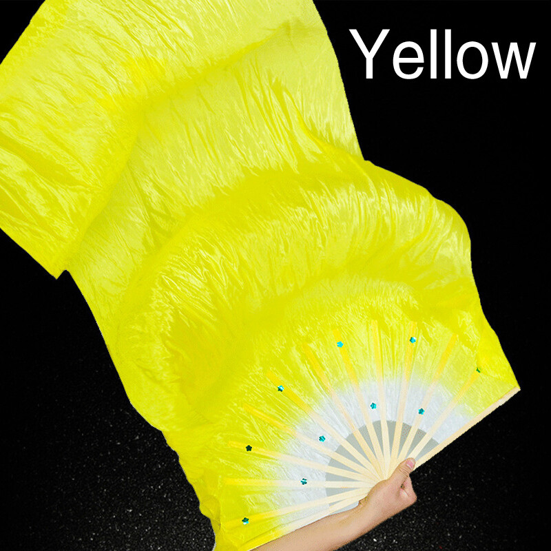 Dance Fire Flag Fan Bamboo Silk Fans Veils Praise Worship Crafts ...