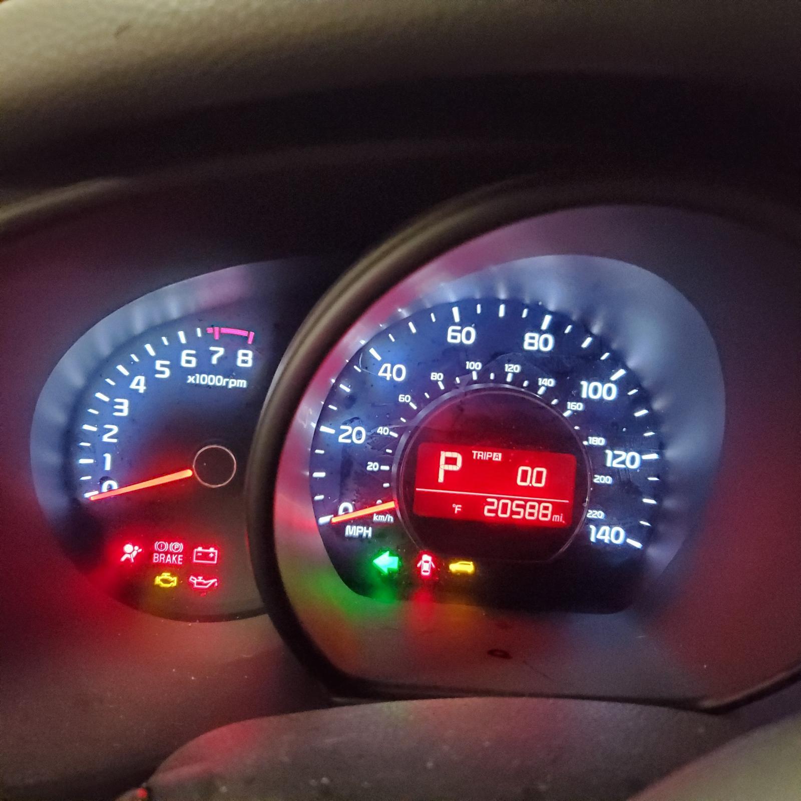 KIA SOUL Speedometer gasoline model, MPH, 2.0L (AT), w/o LCD display; w ...