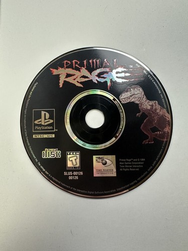 Primal Rage - Sony PlayStation 1 (1995) Disc Only-Tested 31763108849 | eBay