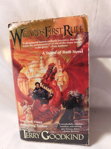 Wizards First Rule by Terry Goodkind Paperback Book TOR Fantasy Vintage ...