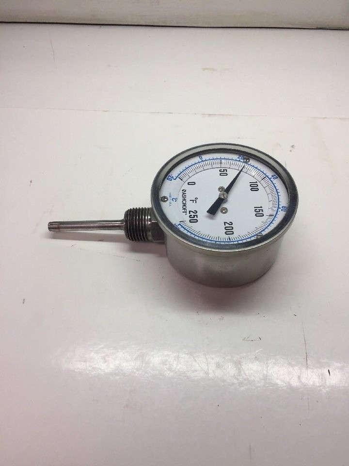 New! ASHCROFT 3” Bimetal Thermometer 2A613 *Fast Shipping* Warranty! | eBay