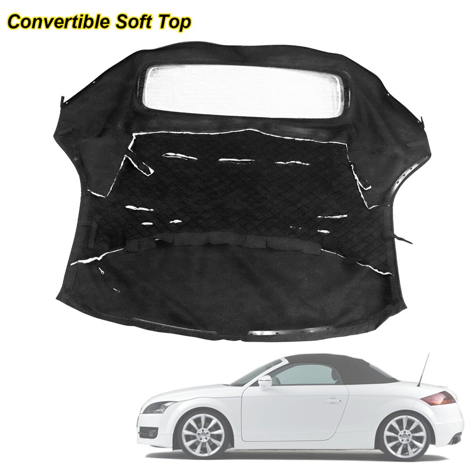 1X For Audi TT 2007-2013 Black Convertible Soft Top Glass Window 8J78710352Y5 | eBay