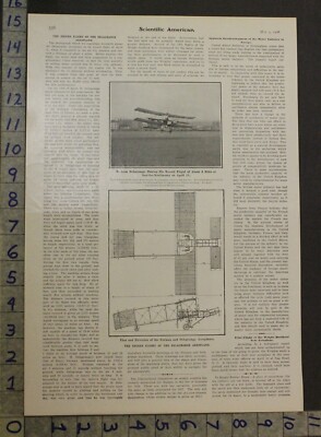1908 AVIATION AIRCRAFT DELAGRANGE HISTORIC AEROPLANE PRINT PHOTO PILOT ...