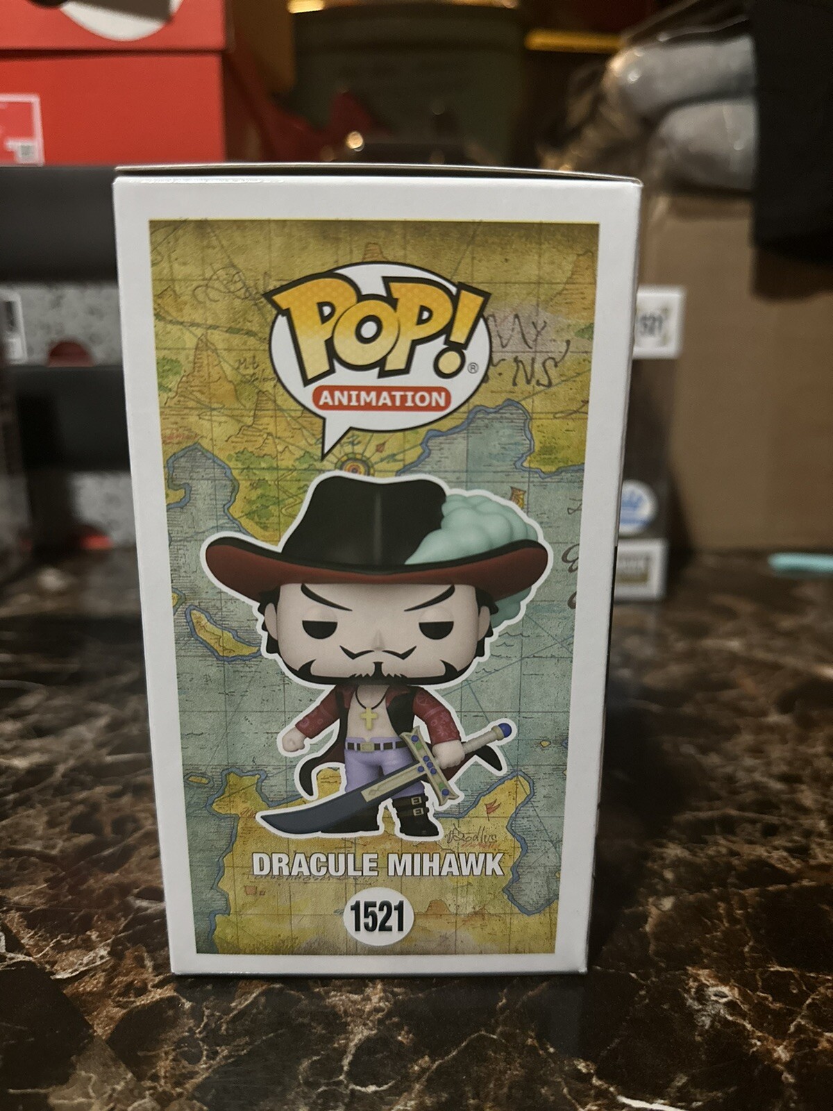 Funko POP! One Piece: Dracule Mihawk #1521 Funko Shop Exc Near Mint W ...