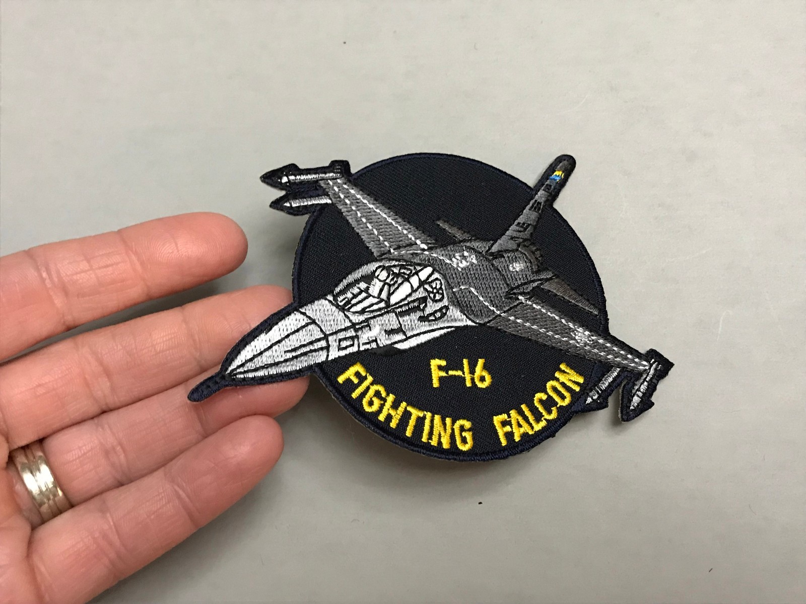F-16 Fighting Falcon patch, airplane patch, military patch, plane patch ...