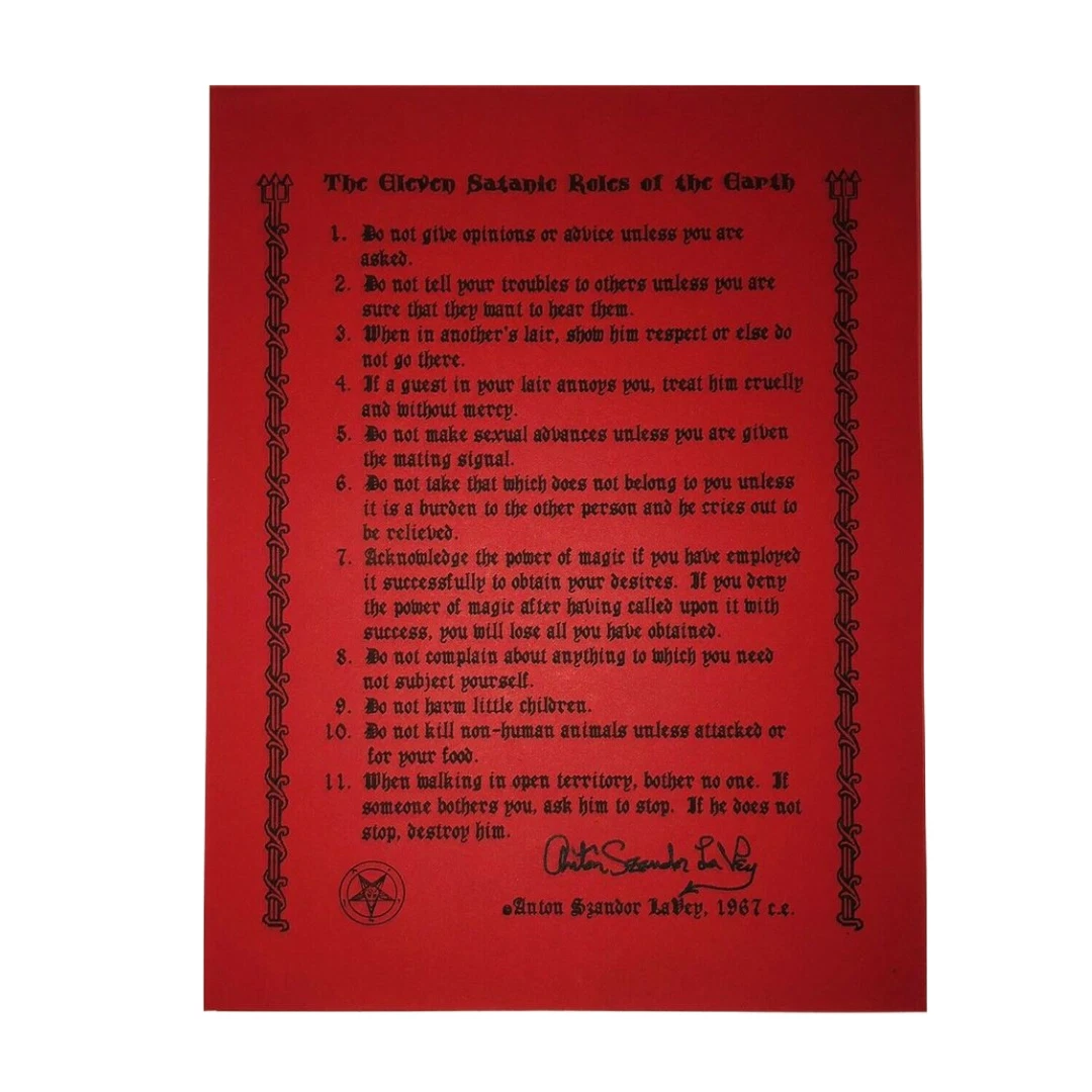 Satanism Rules