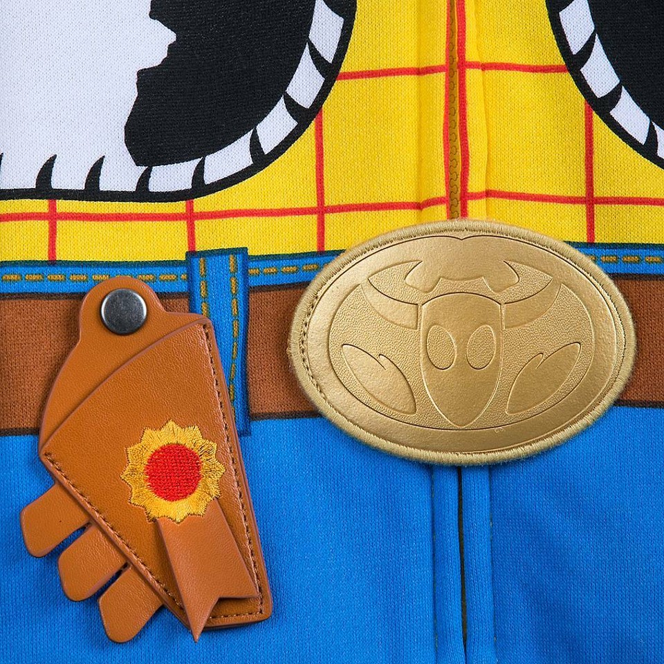 NWT Disney Store Toy Story Woody Hooded Jacket Boys Costume Hoodie ...