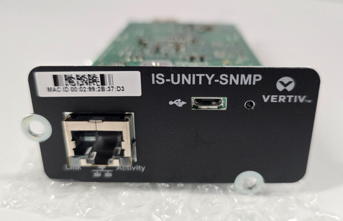 Network Card Vertiv IS-UNITY-SNMP for UPS | eBay UK