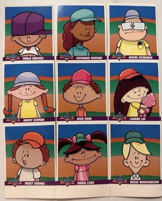 1997 Backyard Baseball League Playing Cards Complete Set 1-9 Intact | eBay